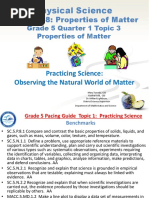 The Particle Nature of Matter | PDF | Particle | Matter