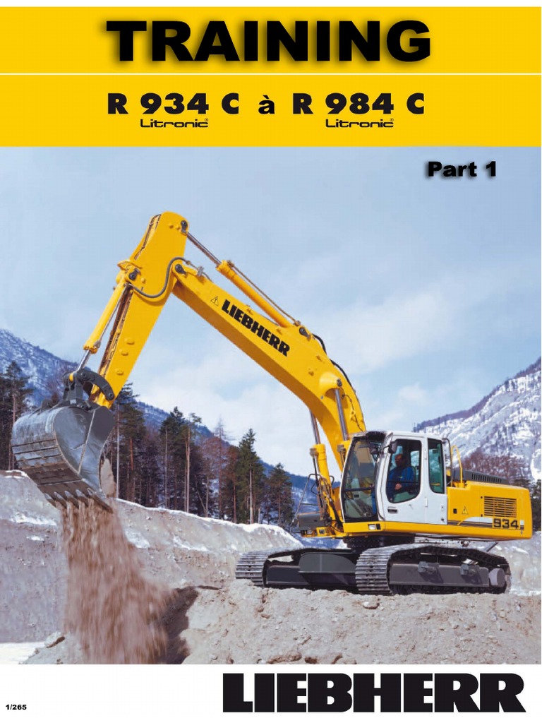 Liebherr r934 r984 Excavator Manual | PDF | Motor Oil | Turbocharger