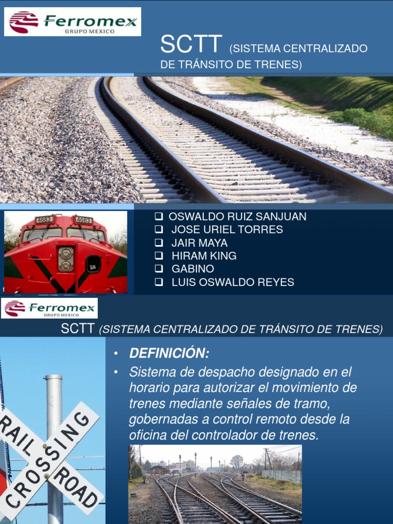 Expo SCTT | PDF | Tren | Transporte