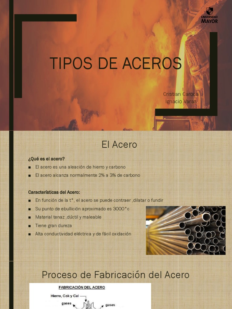 Tipos de Aceros | PDF | Acero estructural | Acero