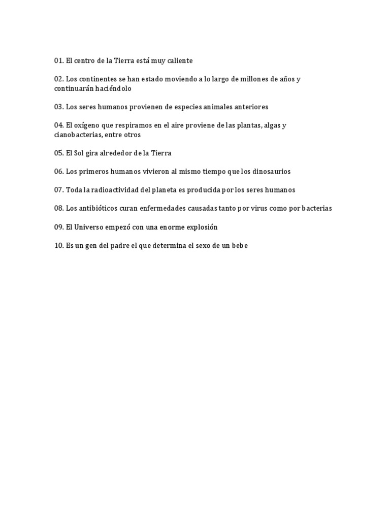 Encuesta Percepsión de Ciencias | PDF