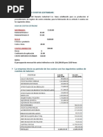 Caso Resuelto Prorrateo Costos Indirectos de Fabricacion Primario Secundario y Final 2022 A ...
