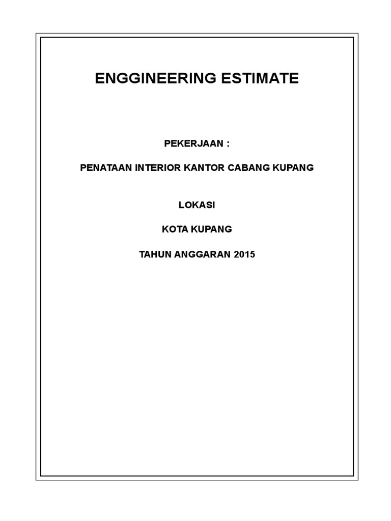 Rab Penawaran Interior | PDF