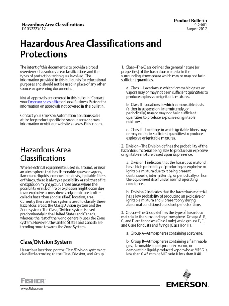 Hazard Area Classification | PDF | Materials | Physical Sciences