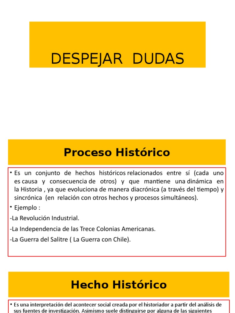 Proceso Histórico | PDF