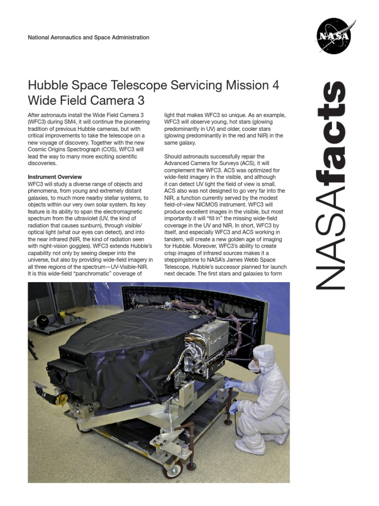 Hubble's Wide Field Camera 3 Overview | PDF | Hubble Space Telescope ...