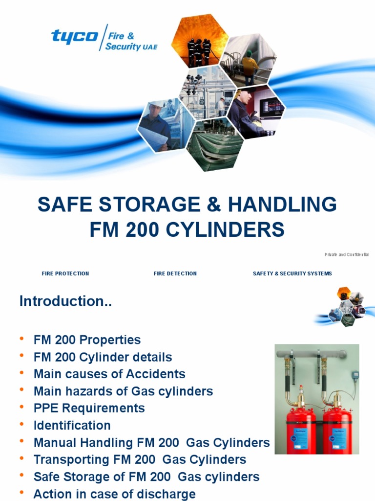 FM200 Cylinder Handling Training | PDF | Valve | Actuator