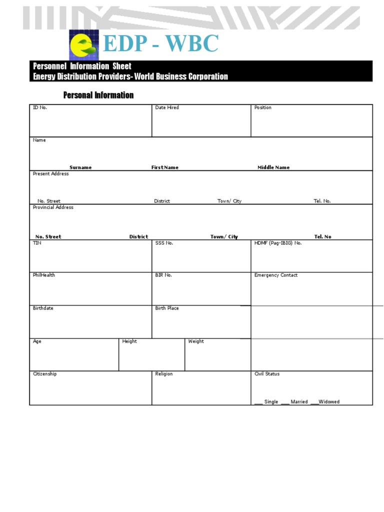Form 201 HR | PDF