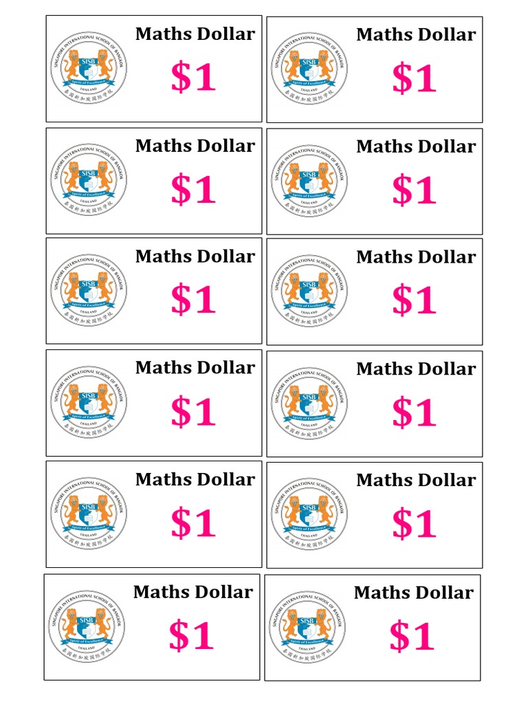 Maths Dollar Maths Dollar | PDF