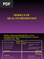 Health Promotion: The Tannahill Model Revisited: Andrew Tannahilll ...
