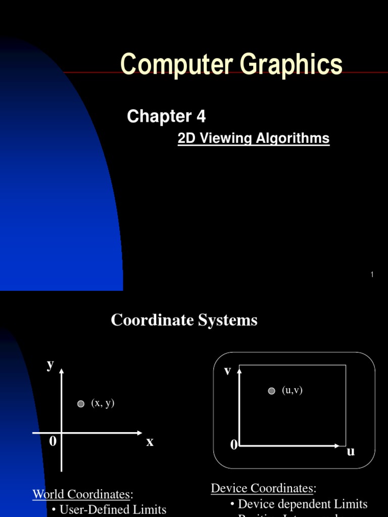Computer Graphics: 2D Viewing Algorithms | PDF | Sine | Function ...