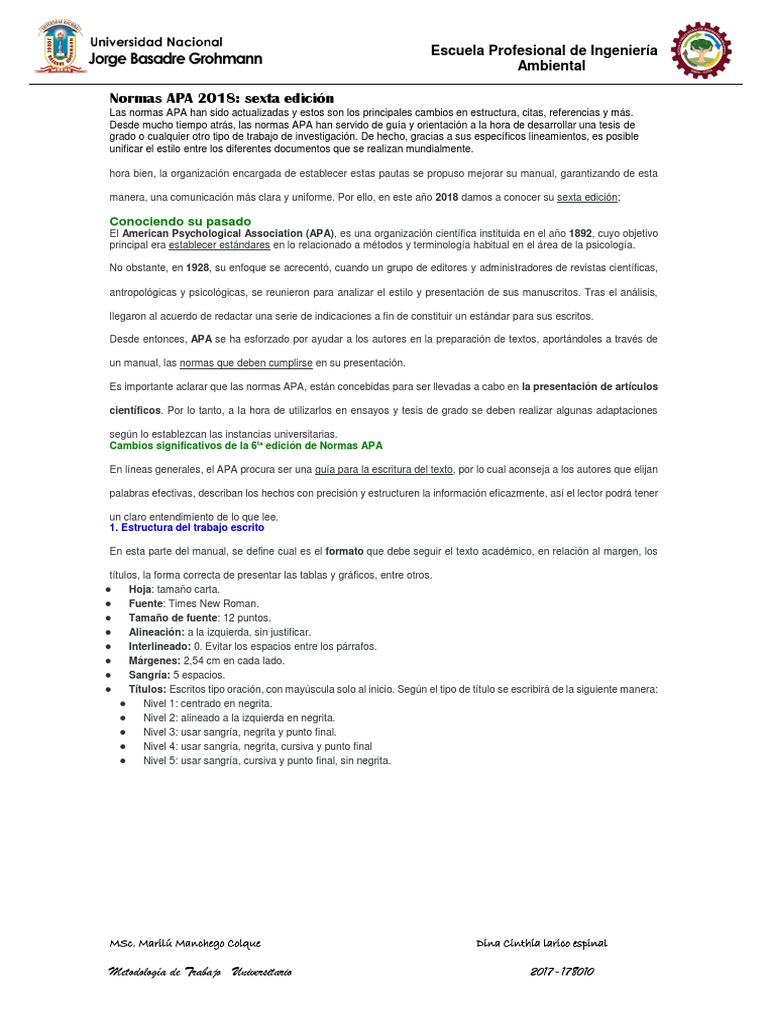 Tarea Miss Marilu | PDF | Comillas | Science