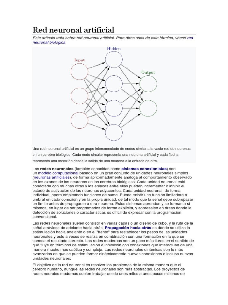 Red Neuronal Artificial