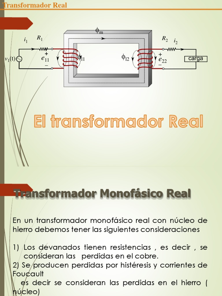 Transformador Real | PDF | Transformador | Tecnología energética
