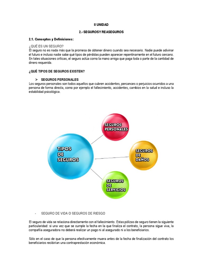 Caracteristicas Del Reaseguro Pdf Póliza De Seguros Reaseguro 0401