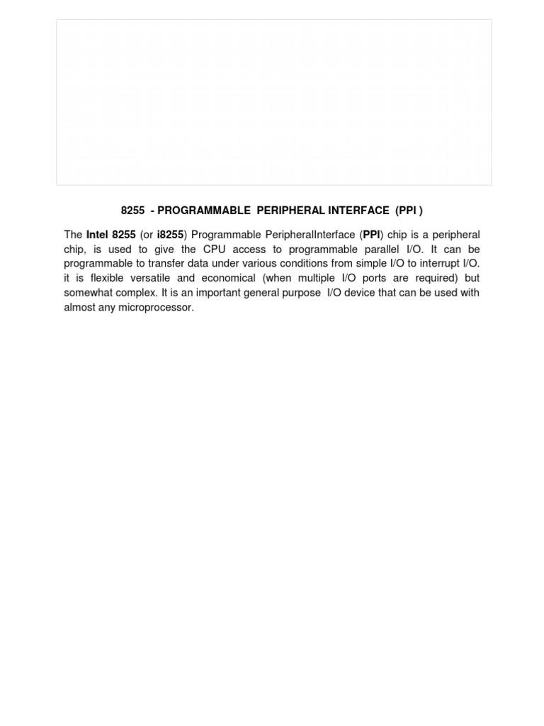 Unit Ii Syllabus Peripheral Ics | PDF | Input/Output | Electronic Design
