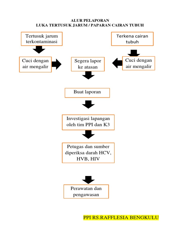 Alur Pelaporan Tertusuk Jarum | PDF