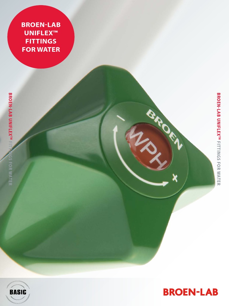 Broen-Lab Water Fittings | PDF | Valve | Tap (Valve)