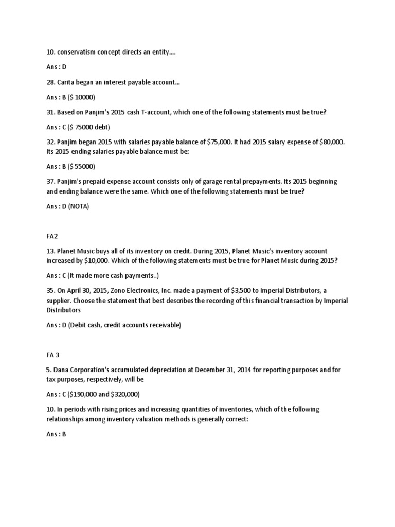 Correct Answers | PDF