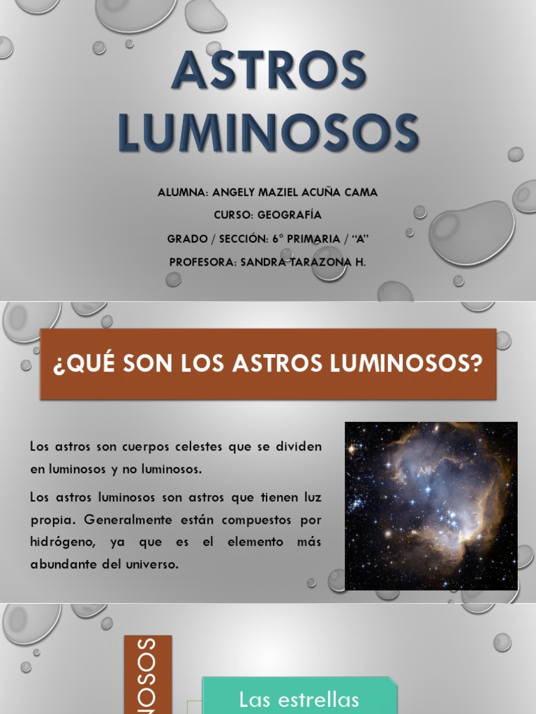 Astros Luminosos | PDF