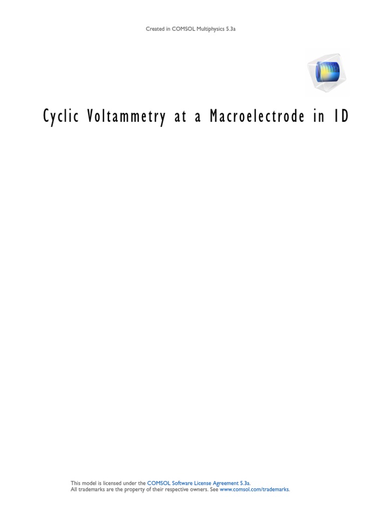 Models - Corr.cyclic Voltammetry 1d | PDF | Redox | Electrochemistry