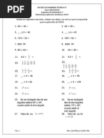 Mandala de Sumas y Restas Algebraicas | PDF