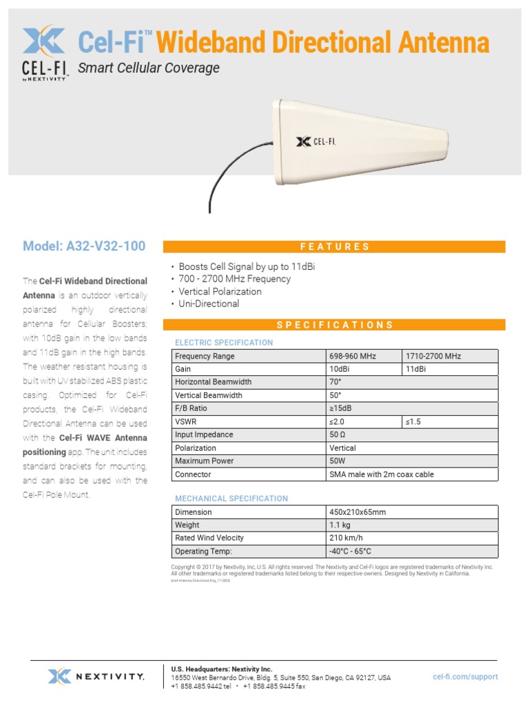 Celular-Antenna Directional Brief | PDF | Antenna (Radio) | Radio