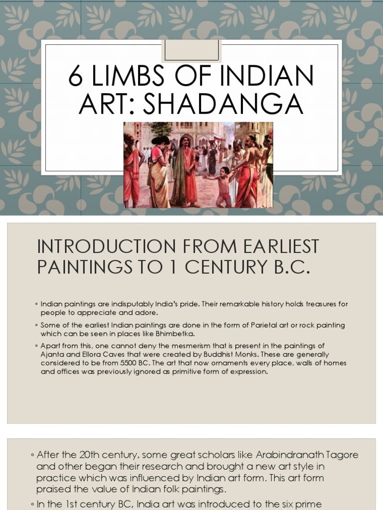 6 Limbs of Indian Art: Shadanga | PDF | Psychological Concepts | Paintings