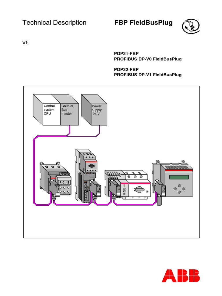 PROFIBUS DP FieldBusPlug Guide | PDF | Electrical Connector | Osi Model