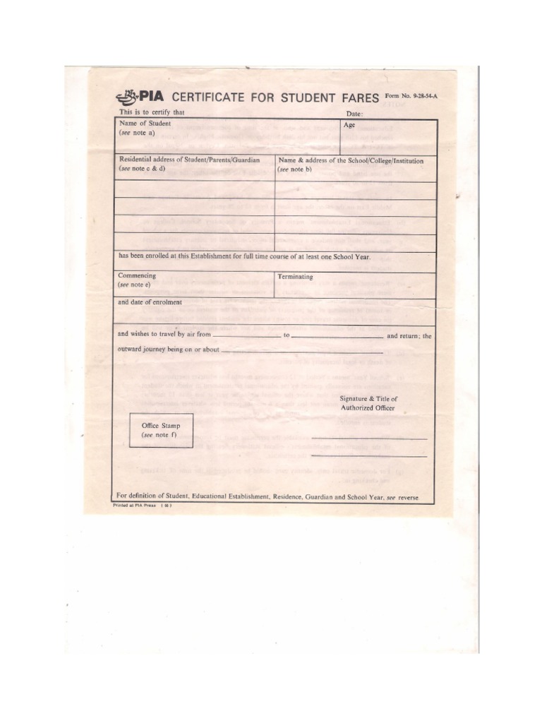 Abm Pia Form | PDF