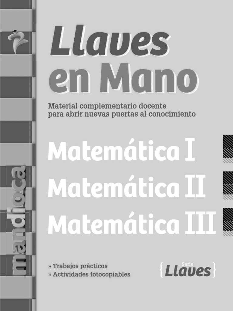 Llaves en Mano Matematica | PDF | Publicación | Geometría