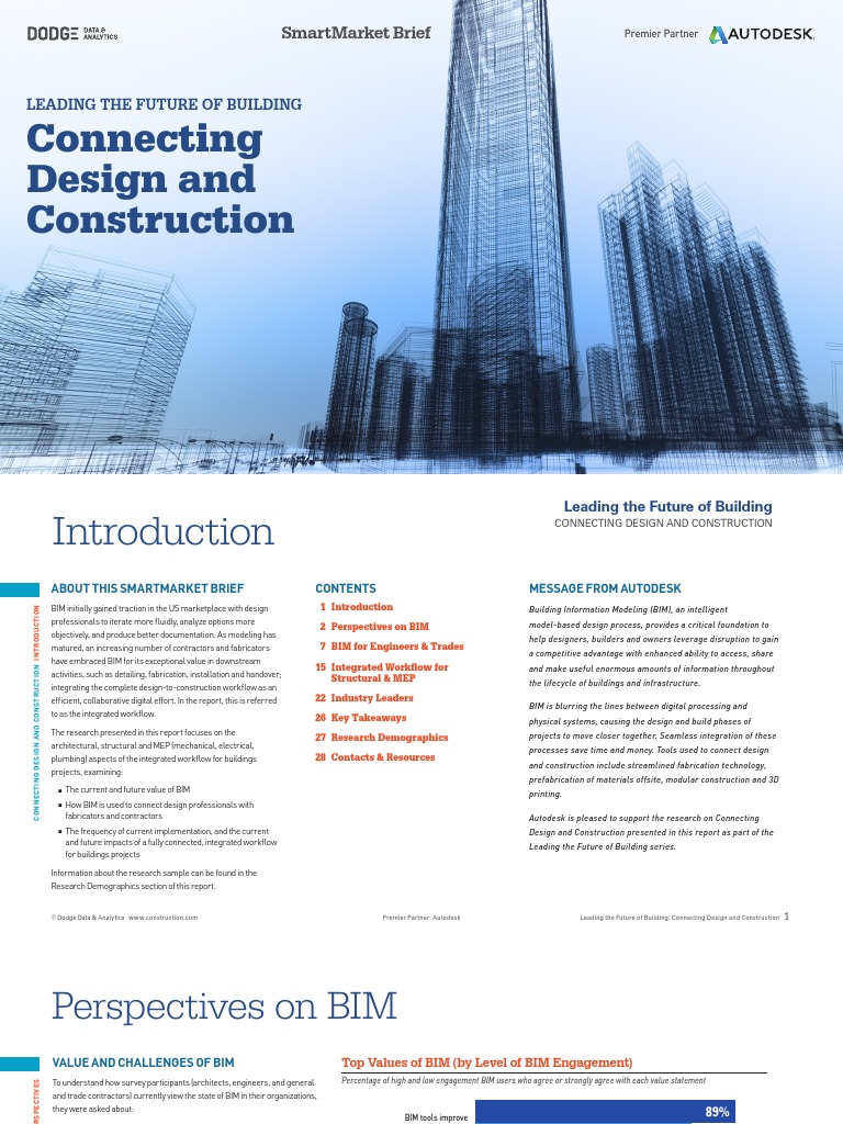 Connecting Design+Construction SmartMarket Brief (2017) | PDF ...