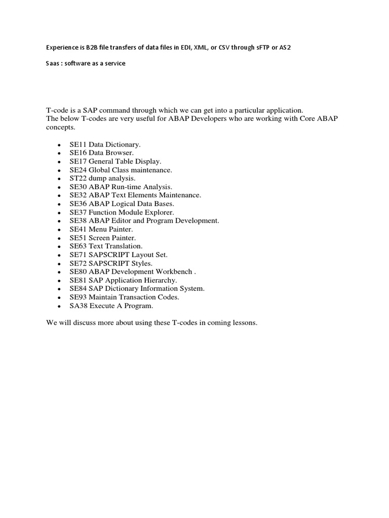 Experience Is B2B File Transfers of Data Files in EDI, XML, or CSV ...