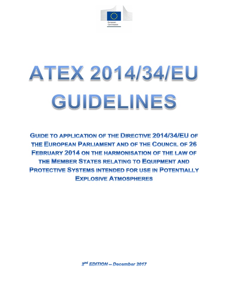 ATEX 2014-34-EU Guidelines - 2nd Edition December 2017 | PDF | European Union | Business