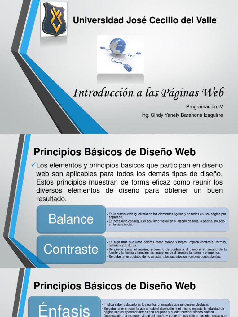 Introducción A Las Páginas Web | PDF | HTML | Áreas de informática