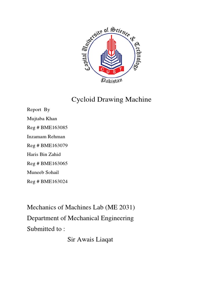 Cycloid Drawing Machine | PDF