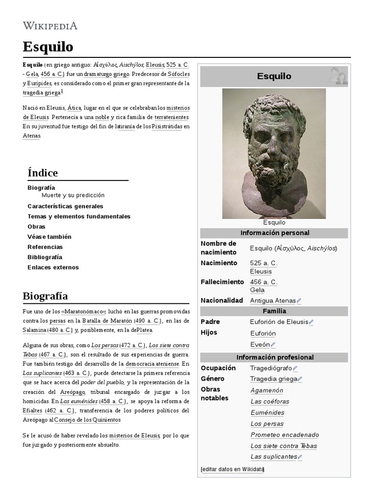 Es Quilo | PDF | Esquilo | Antigua Grecia