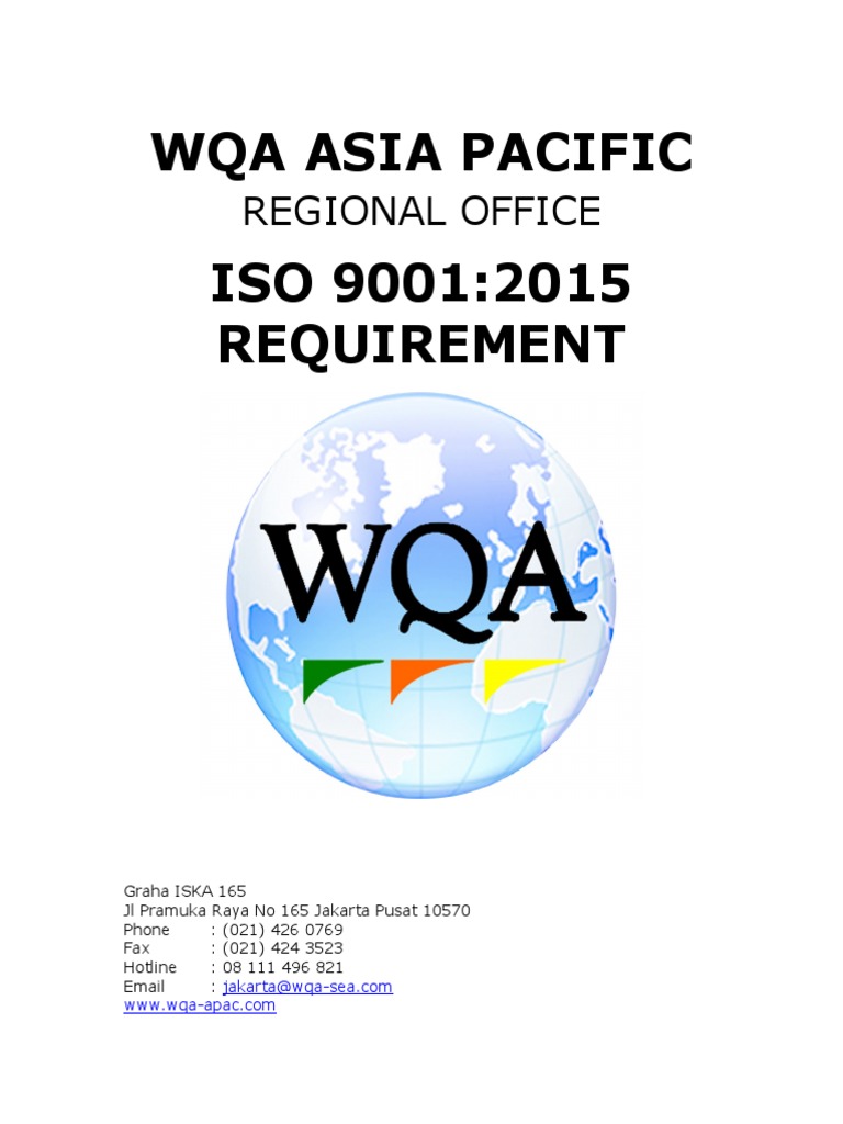 Clausul ISO 9001 2015 Bilingual WQA | Download Free PDF | Iso 9000 ...