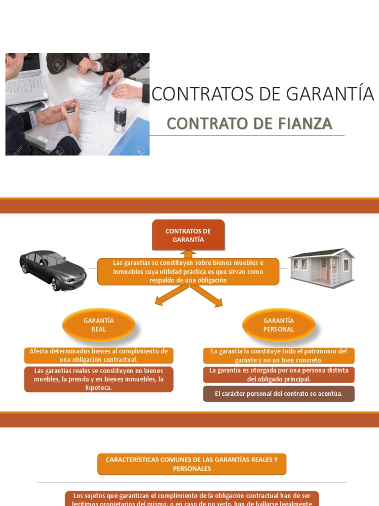 Contratos de Garantía Primera Parte | PDF | Fianza | Pagos