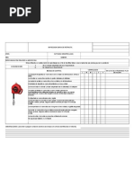 Check List Linea de Vida Retractil Rev 1 | PDF