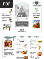 Triptico de Vida Saludable | PDF | Salud y bienestar