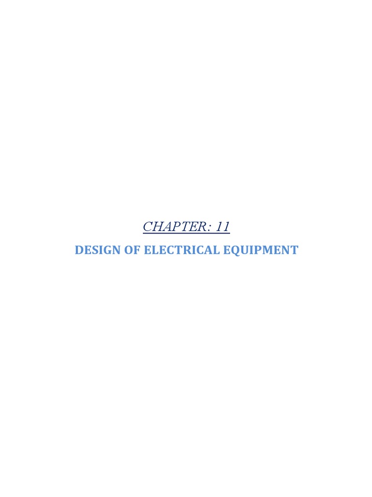 Electrical Equipment Design Guidelines | PDF | Transformer | Electric ...