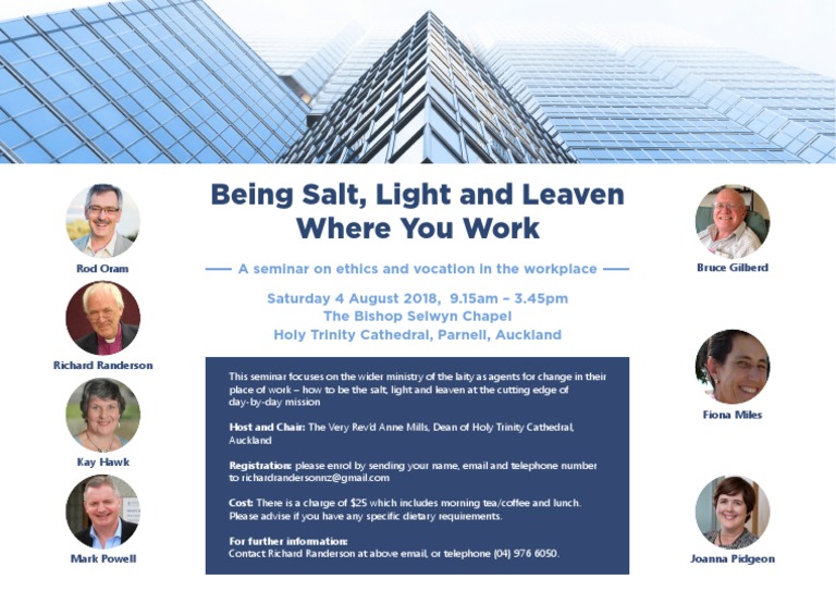 POSTER Being Salt, Light, and Leaven... | PDF