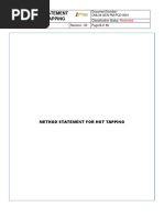 Hot Tapping Specification for Pipelines | PDF | Pipe (Fluid Conveyance ...