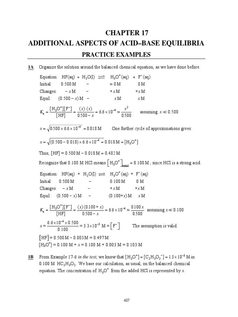 Chemistry Students: Acid-Base Practice | PDF | Titration | Chemistry