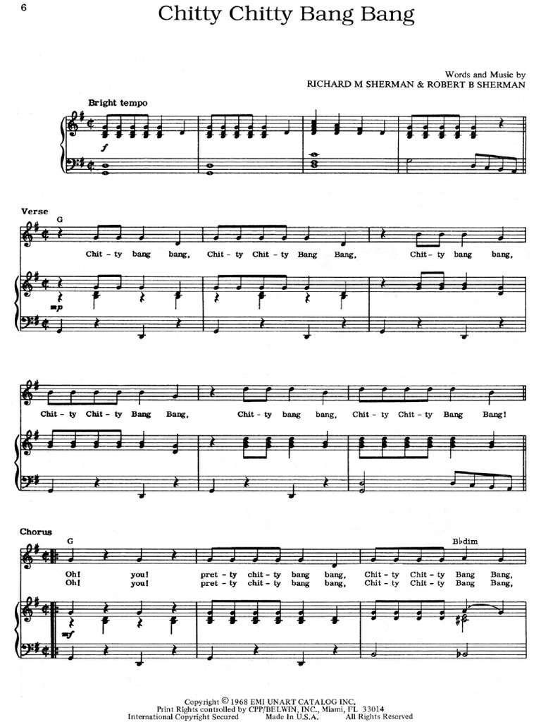 Chitty Chitty Bang PDF | PDF