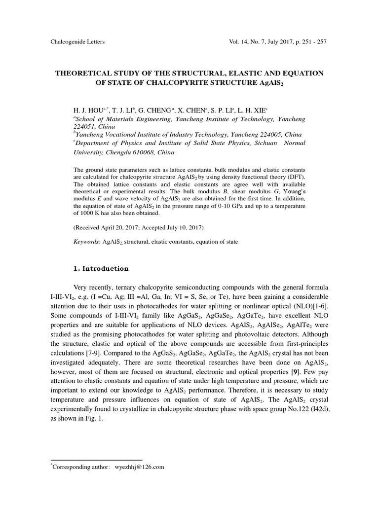 251 Hou | Download Free PDF | Density Functional Theory | Elasticity ...
