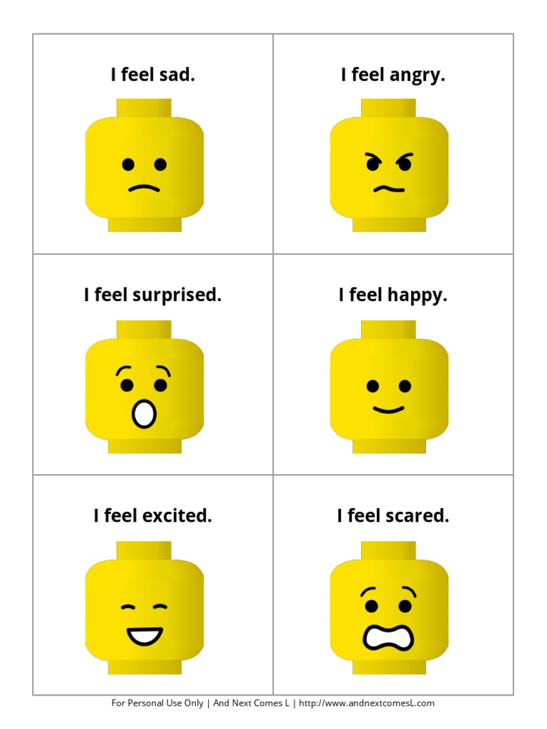 LEGO Emotions Inference Game | PDF | Leisure