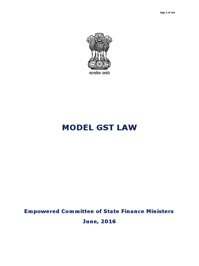 GST PDF | PDF | Taxes | Debits And Credits
