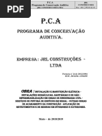 Modelo Pca - Programa de Conservação Auditiva | PDF | Audição ...